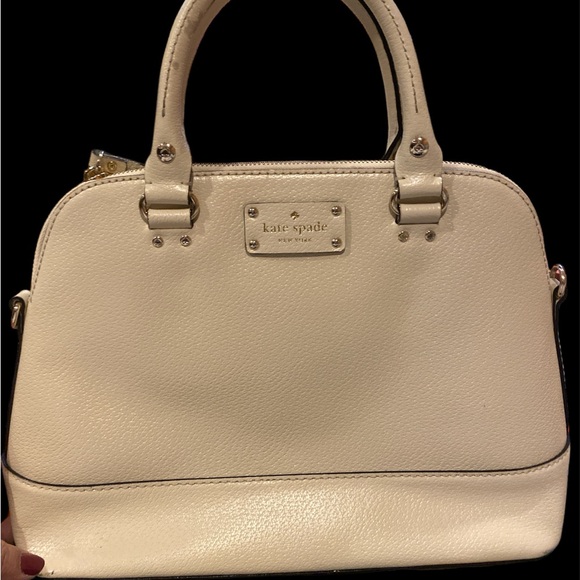 kate spade | Bags | Kate Spade Satchel Beige Bag | Poshmark